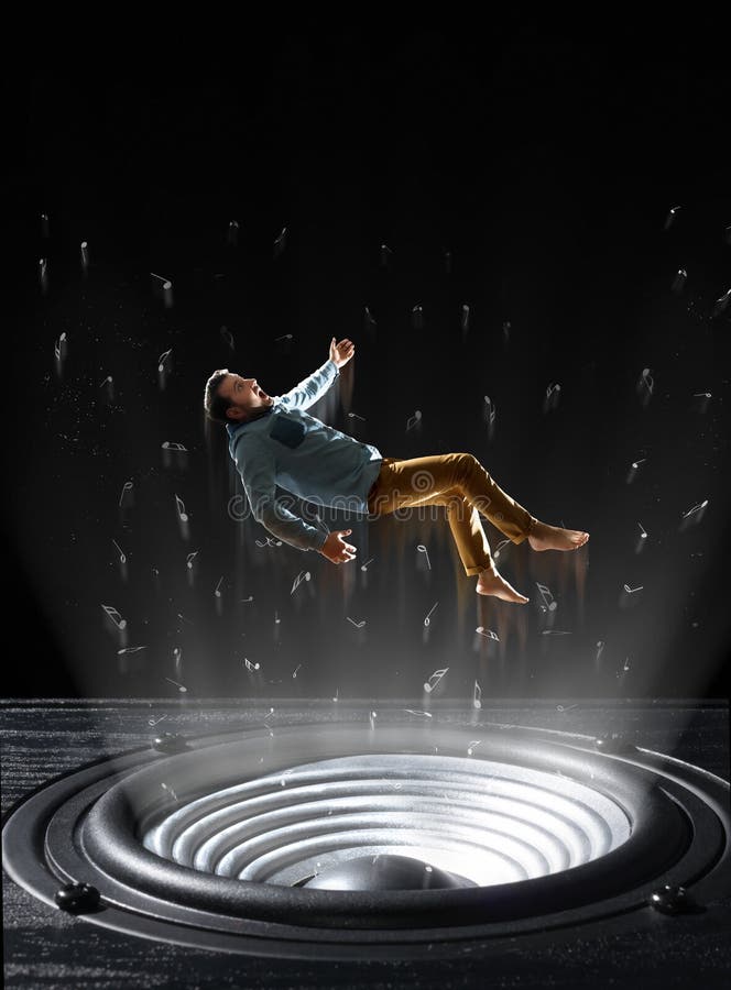 Powerful sound wave stock image. Image of dolby, multimedia - 134619573