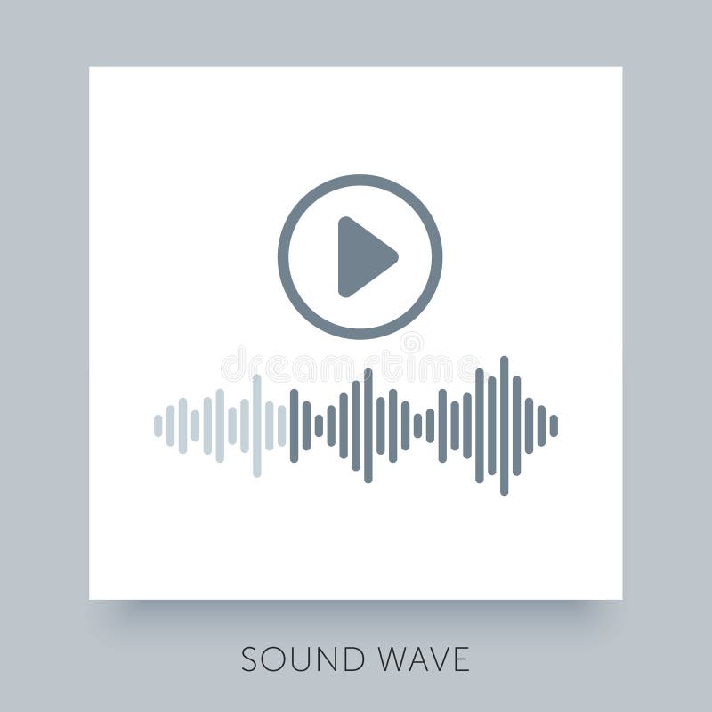 Sound Wave UX UI Design Element. Symbol for Web Site and Mobile ...
