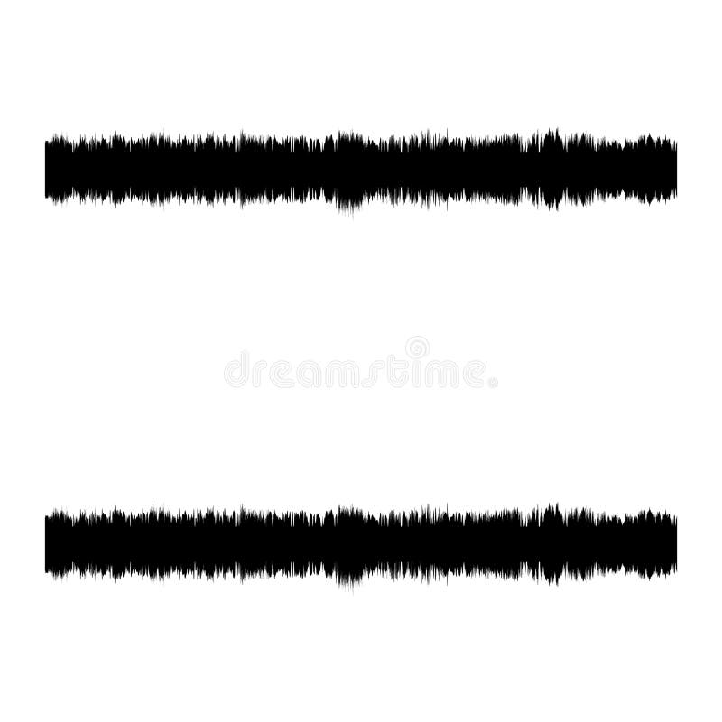 Sound Wave Vector Illustration, Audio Waveform Black Design, Music ...