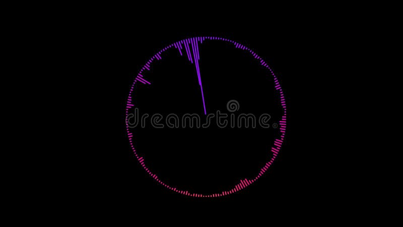 Sound Wave Visualization on Empty Background Stock Footage - Video of ...