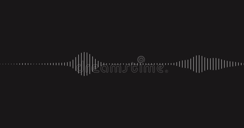 Sound Wave. Visualization Sound Graphic Element. 4k. Alpha Channel ...