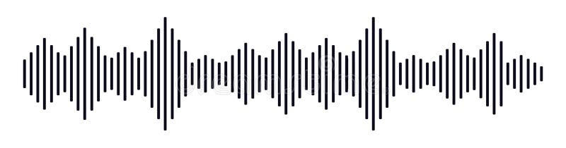 Sound Wave Voice Message Audio Stock Vector - Illustration of soundwave ...