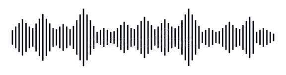 Sound Wave Voice Message Audio Stock Vector - Illustration of soundwave ...