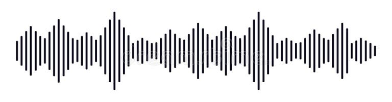 Sound Wave Voice Message Audio Stock Vector - Illustration of soundwave ...