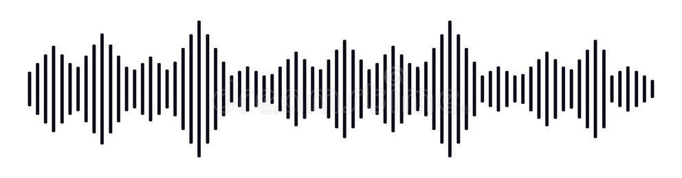 Sound Wave Voice Message Audio Stock Vector - Illustration of soundwave ...