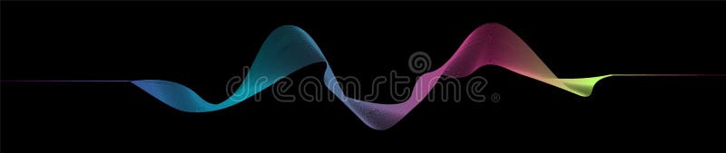 Sound wave. Voise spectrum stock vector. Illustration of graphic ...