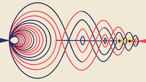 Sound Waves Abstract Vector, Audio Frequency and Sonic Pattern Design ...