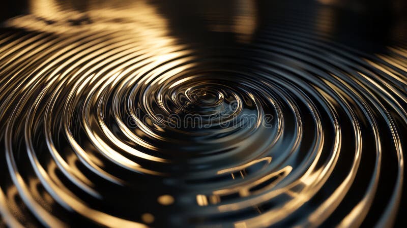 Sound Waves Abstract Wavy Circles Background Stock Image - Image of ...