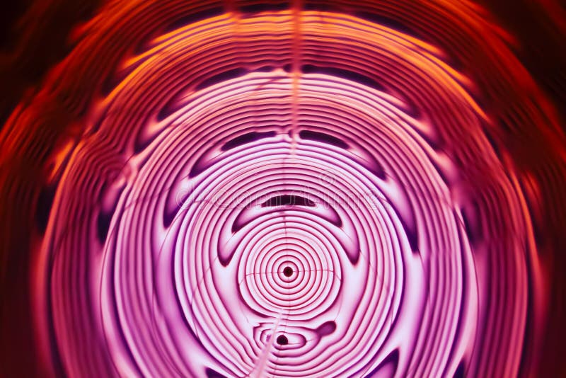 Sound Waves in the Dark in Full Color Stock Image - Image of moon ...