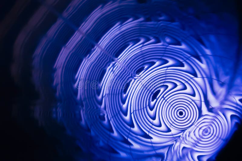 Sound Waves in the Dark in Full Color Stock Illustration - Illustration ...