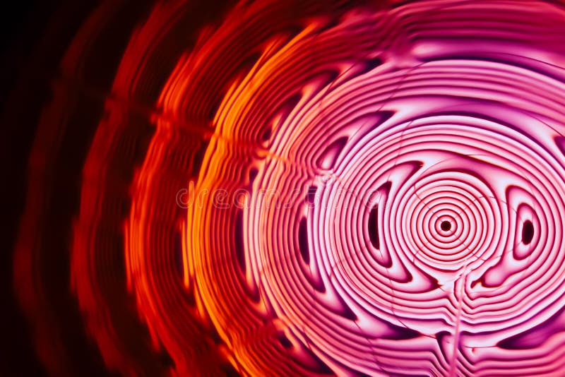 Sound Waves in the Dark in Full Color Stock Illustration - Illustration ...