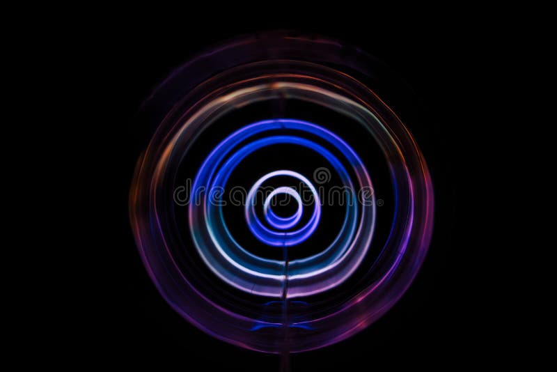Sound Waves in the Dark in Full Color Stock Photo - Image of frequency ...
