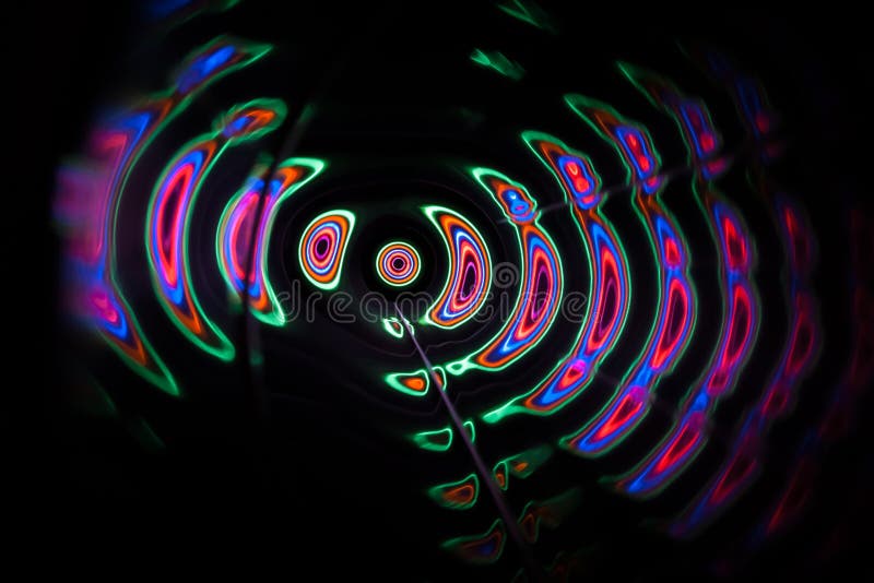 Sound Waves in the Dark in Full Color Stock Illustration - Illustration ...