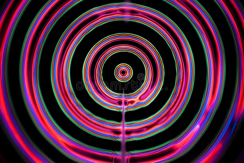 Sound Waves in the Dark in Full Color Stock Illustration - Illustration ...
