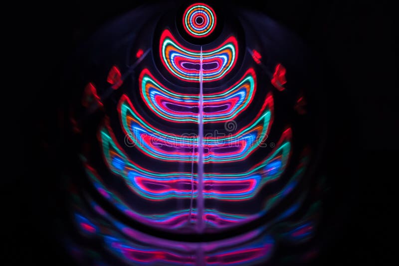 Sound Waves in the Dark in Full Color Stock Illustration - Illustration ...