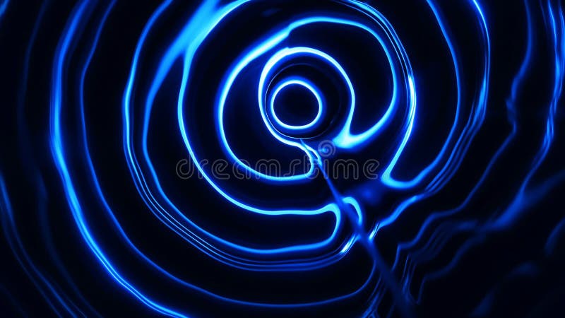 Sound waves in the dark stock video. Video of magnetic - 166367903