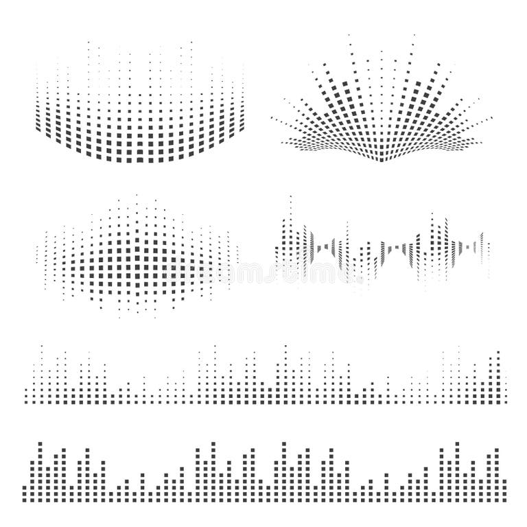 Sound waves design stock vector. Illustration of pattern - 61279476