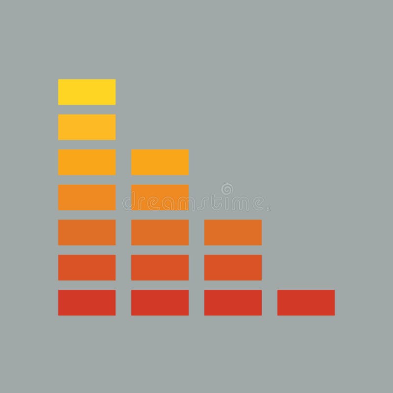 Sound Waves Graph. Vector Illustration Decorative Design Stock Vector ...