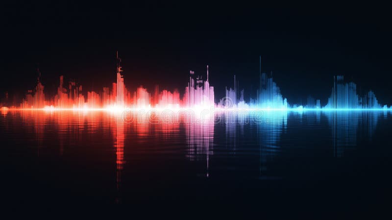 Sound Waves Graphic Representing Voice and Audio Control in Modern ...