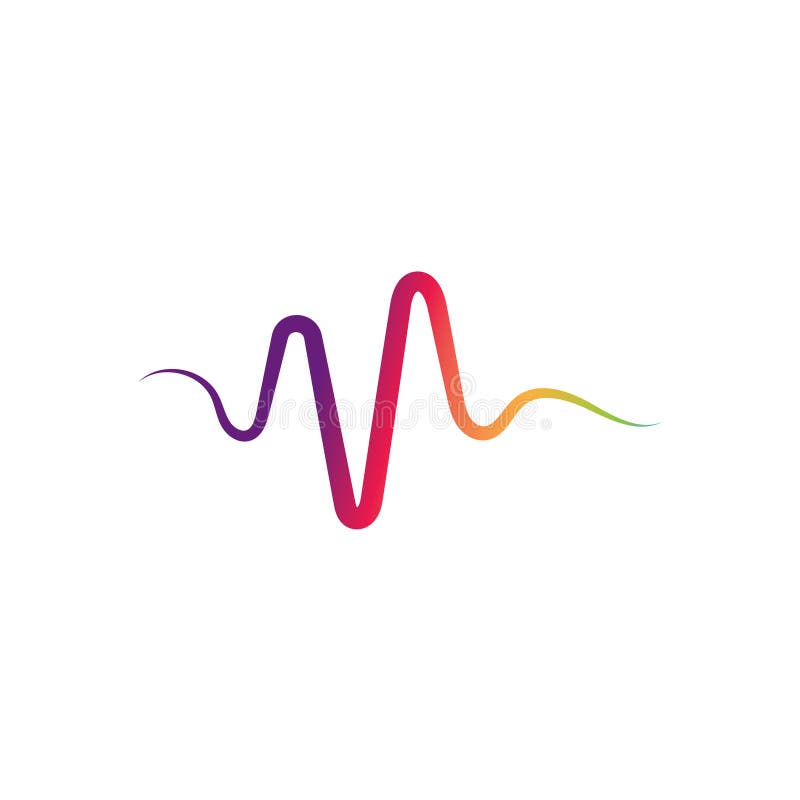Sound Waves Logo Line Vector Stock Photo - Image of listen, amplitude ...
