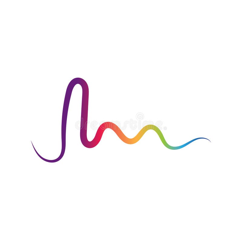Sound Waves Logo Line Vector Stock Vector - Illustration of graphic ...