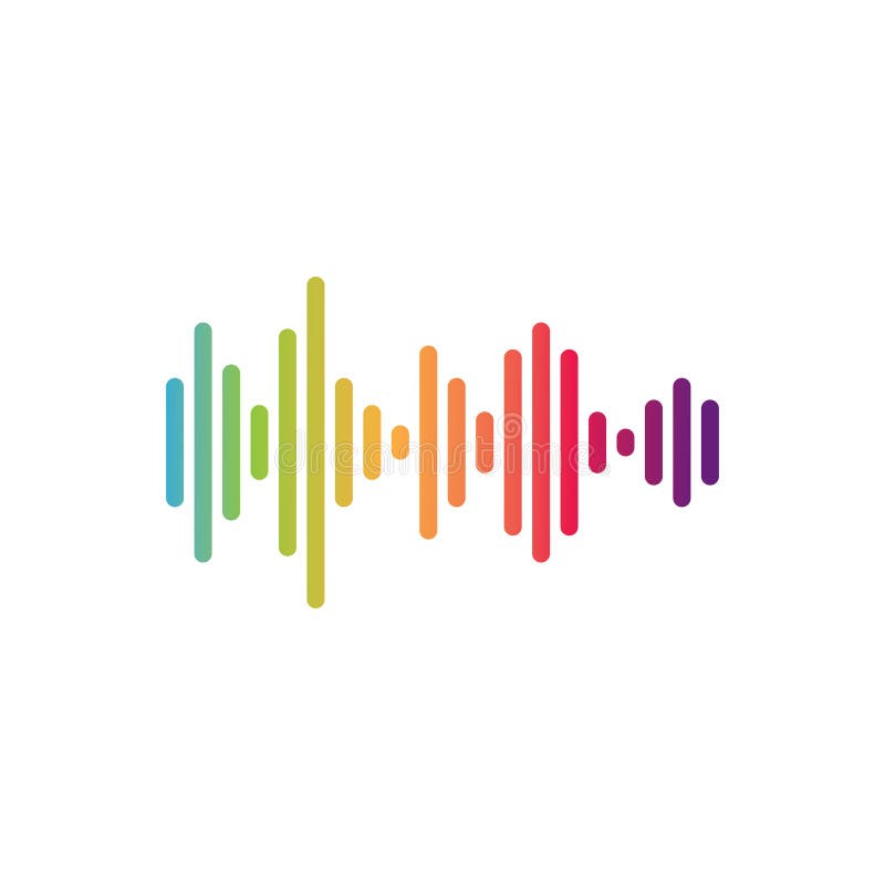 Sound Waves Logo Line Vector Stock Vector - Illustration of recorder ...
