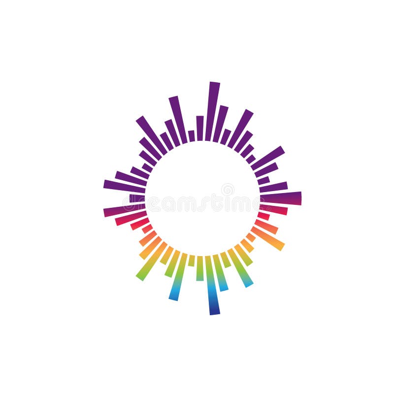 Sound Waves Logo Line Vector Stock Vector - Illustration of graphic ...
