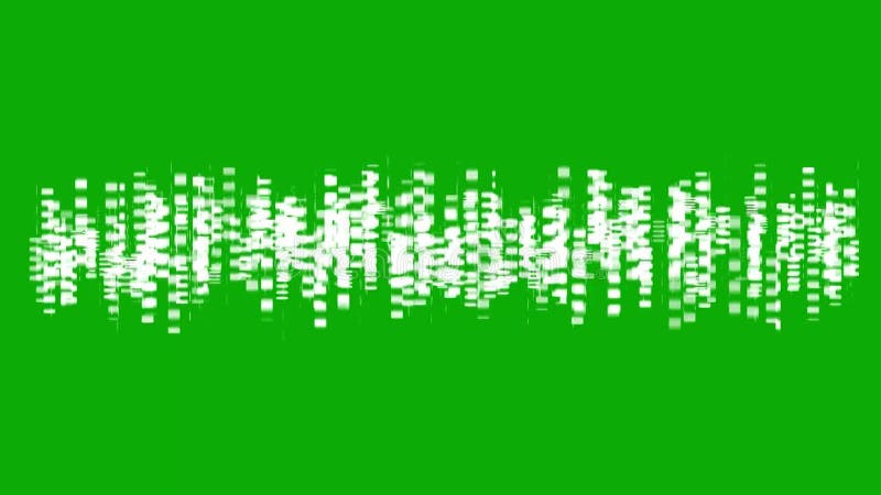Sound Waves Motion Graphics with Green Screen Background Stock Video ...