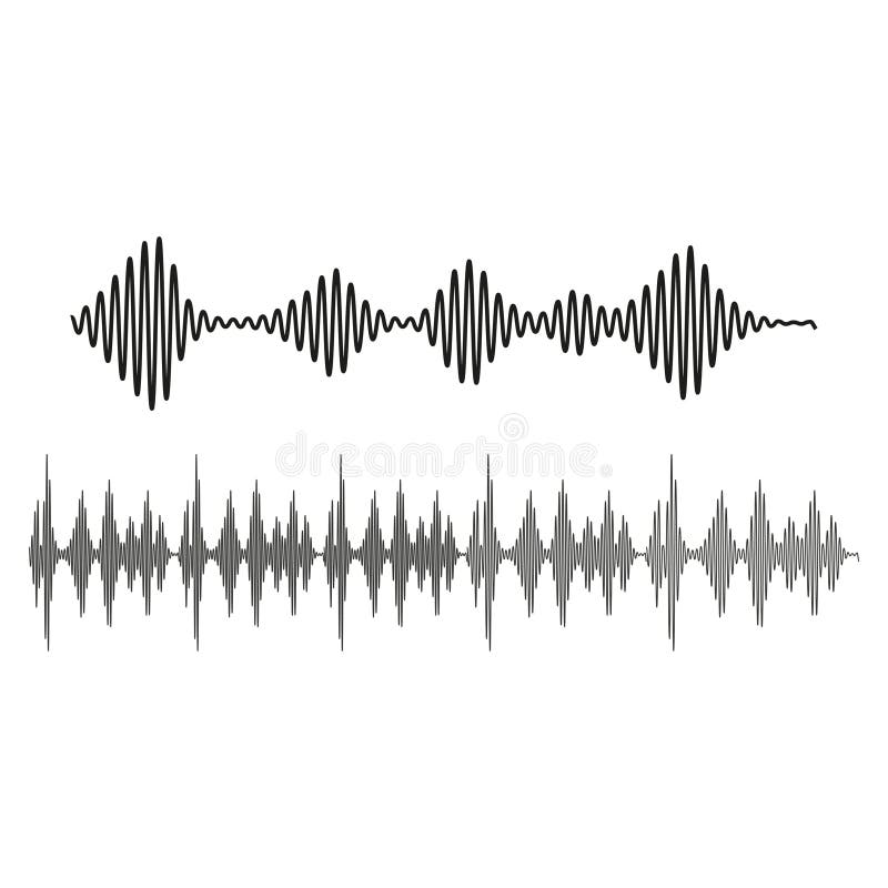 Sound Waves. Music Track Sound Wave. Vector Illustration Stock Vector ...