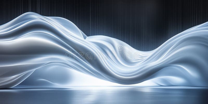 Sound Waves Ripple through a Calm Space, Crafting Mesmerizing Patterns ...