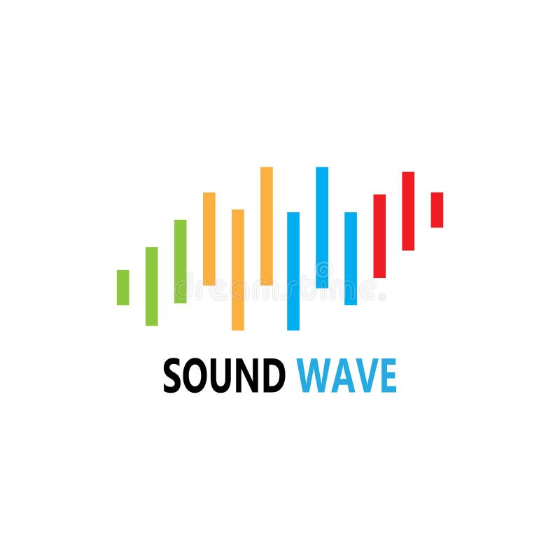 Sound Waves Vector Illustration Stock Vector - Illustration of audio ...