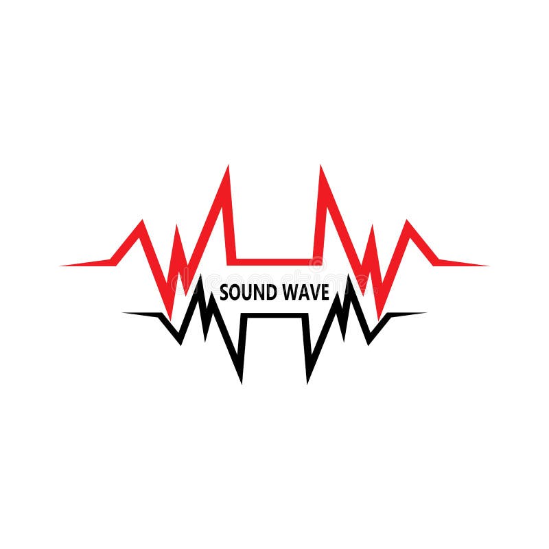 Sound Waves Vector Illustration Stock Vector - Illustration of level ...