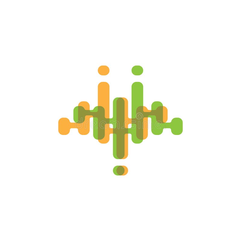 Sound Waves Vector Illustration Stock Vector - Illustration of media ...