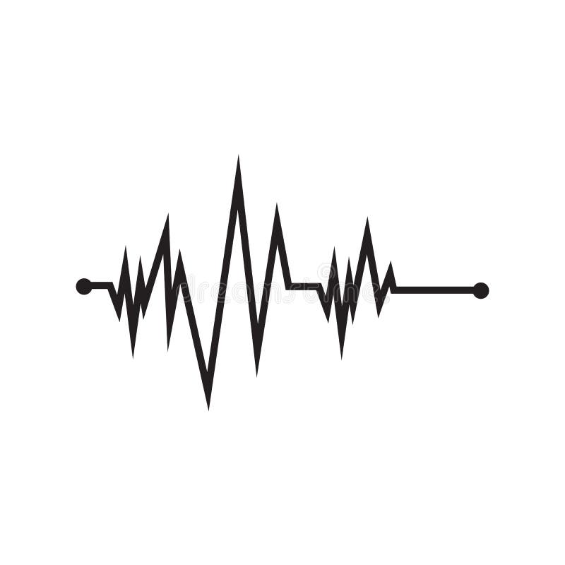 Sound Waves Vector Illustration Design Template Stock Vector ...