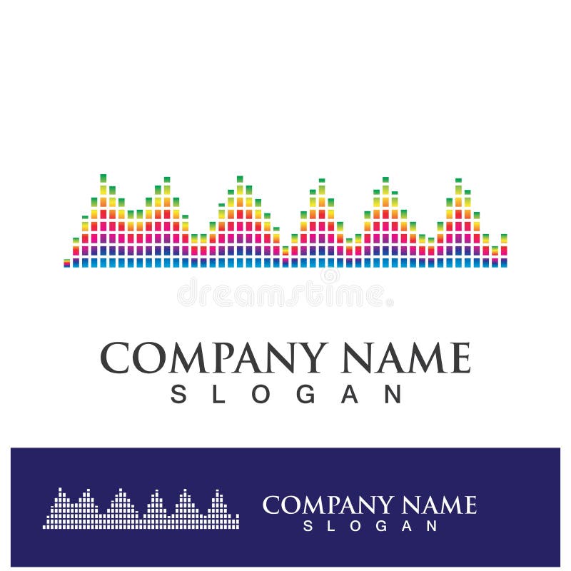 Sound Waves Vector Illustration Stock Vector - Illustration of song ...