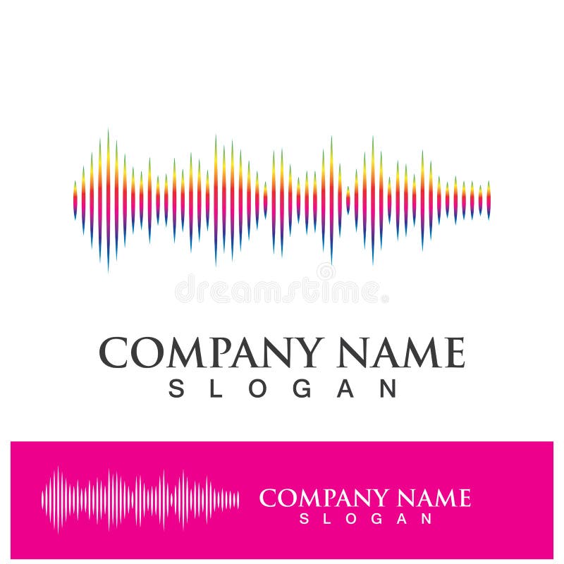 Sound Waves Vector Illustration Stock Vector - Illustration of listen ...