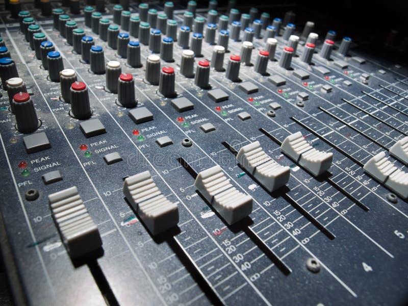 Soundboard stock photo. Image of mixing, studio, male - 15024194