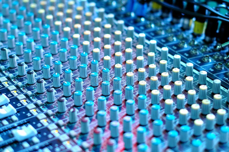 Studio soundboard stock photo. Image of desk, frequency - 257510