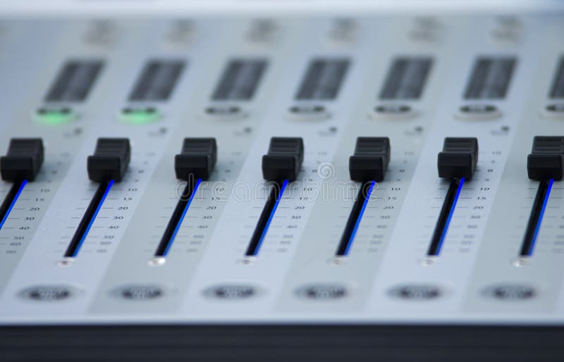 Soundboard stock image. Image of control, channel, adjust - 32509231