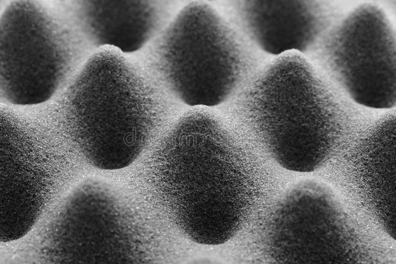 Soundproof foam stock photo. Image of music, acoustic - 124401388
