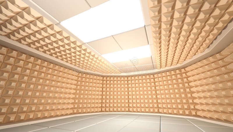 Soundproof room stock illustration. Illustration of dampen - 29442404