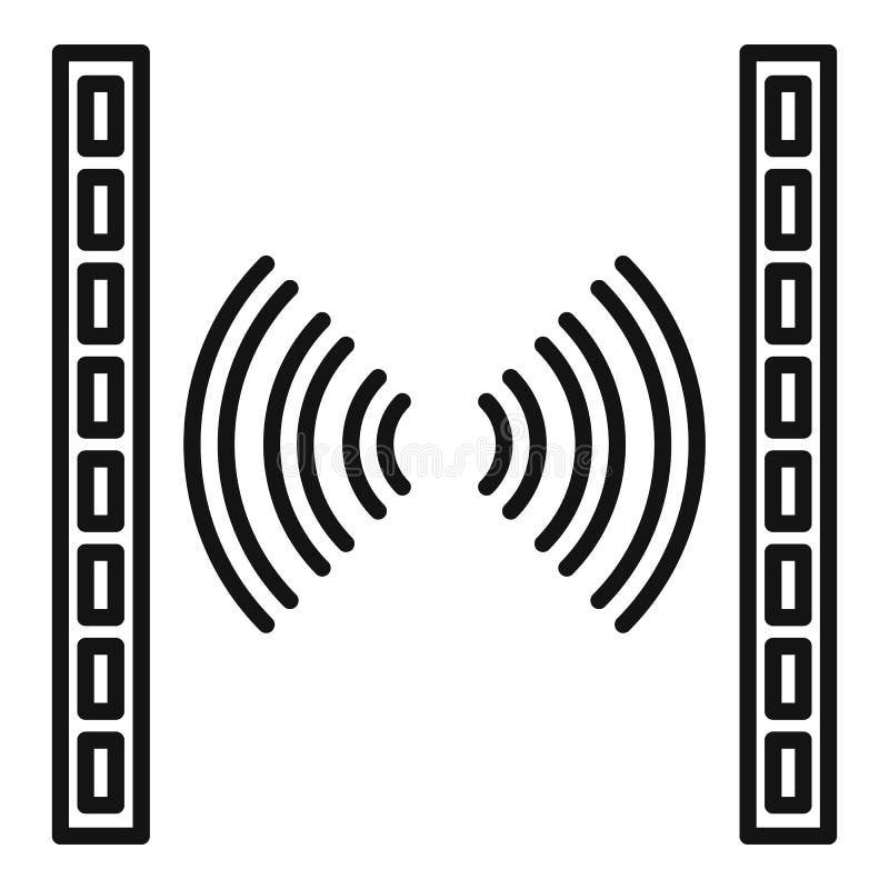 Soundproofing Barrier Icon, Cartoon Style Stock Vector - Illustration ...