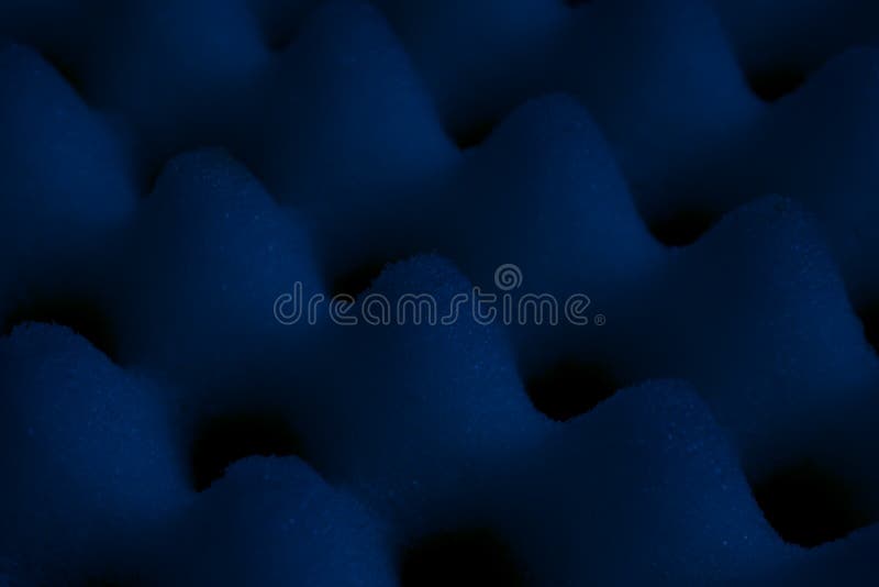 Soundproofing Foam, Under Blue Light, Background Stock Image - Image of ...