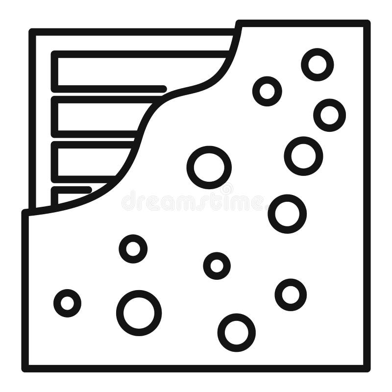 Soundproofing Icon. Sound Insulation and Heading for Door Stock Vector ...
