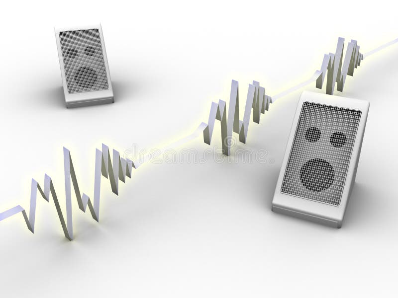 Soundwave stock illustration. Illustration of frequency - 310383