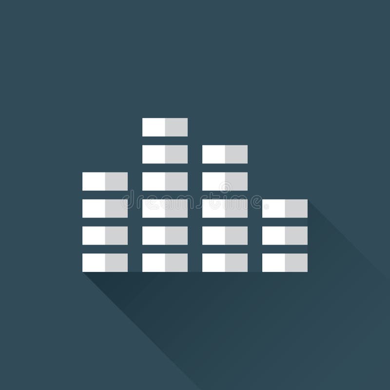 Soundwave Graph. Vector Illustration Decorative Design Stock Vector ...