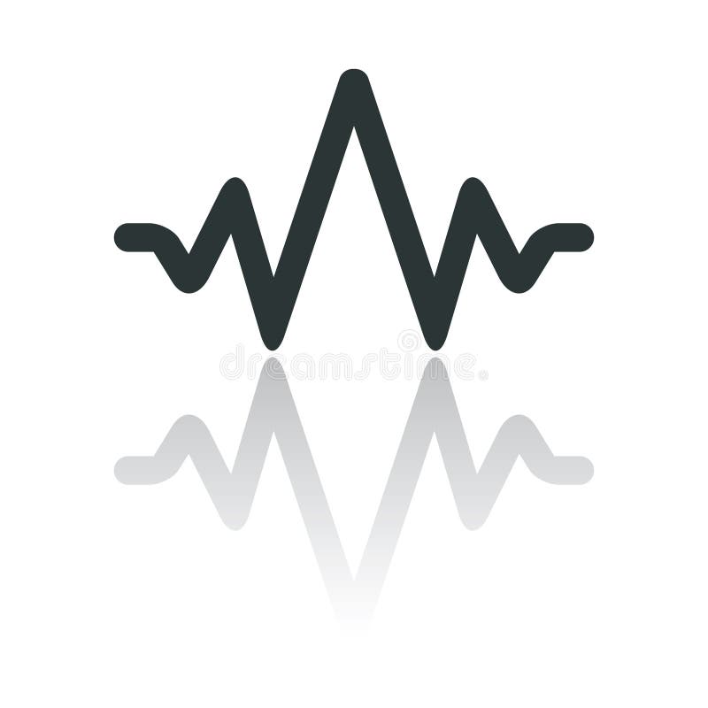 Soundwave Graph. Vector Illustration Decorative Design Stock Vector ...