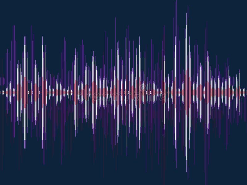 Soundwave graphics vector stock vector. Illustration of tech - 176802653