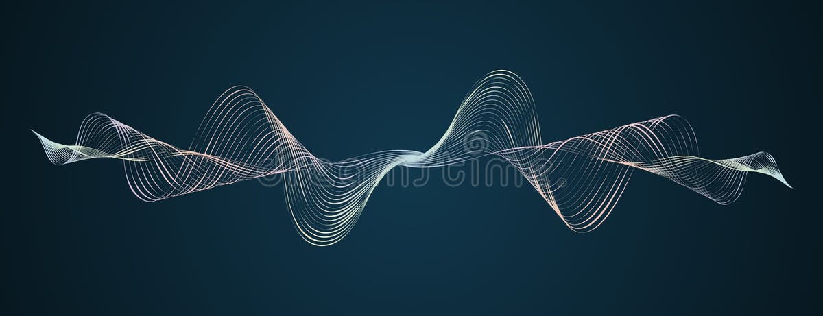 Waveform Transparent Background Stock Illustrations – 1,317 Waveform ...