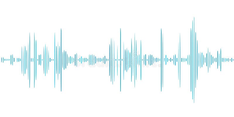 Soundwave vector abstract stock vector. Illustration of concept - 185004940